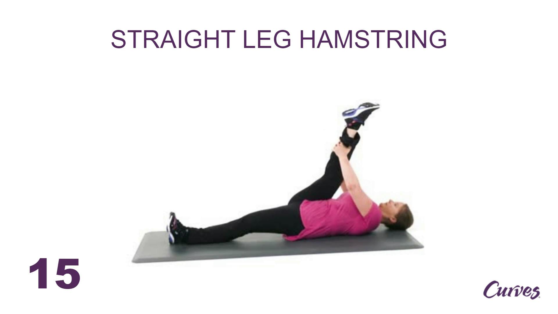 STRETCHING: STRAIGHT LEG HAMSTRING (RIGHT) | STRETCHING + COACHING on ...