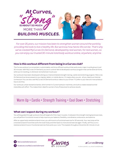 Workout & Exercise Tutorial Videos | Welcome To MyCurves On Demand