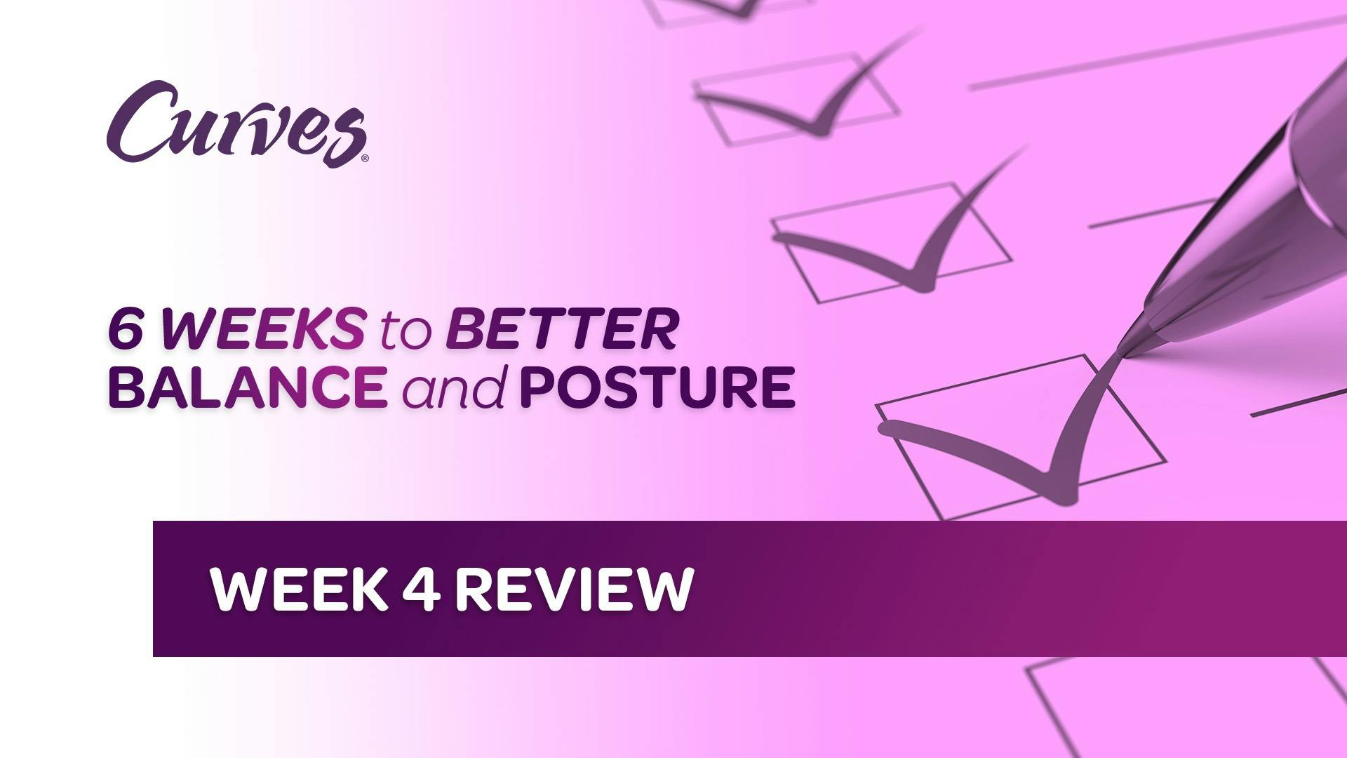 BALANCE: WEEK 4 REVIEW | Balance And Posture | Fitness Education ...